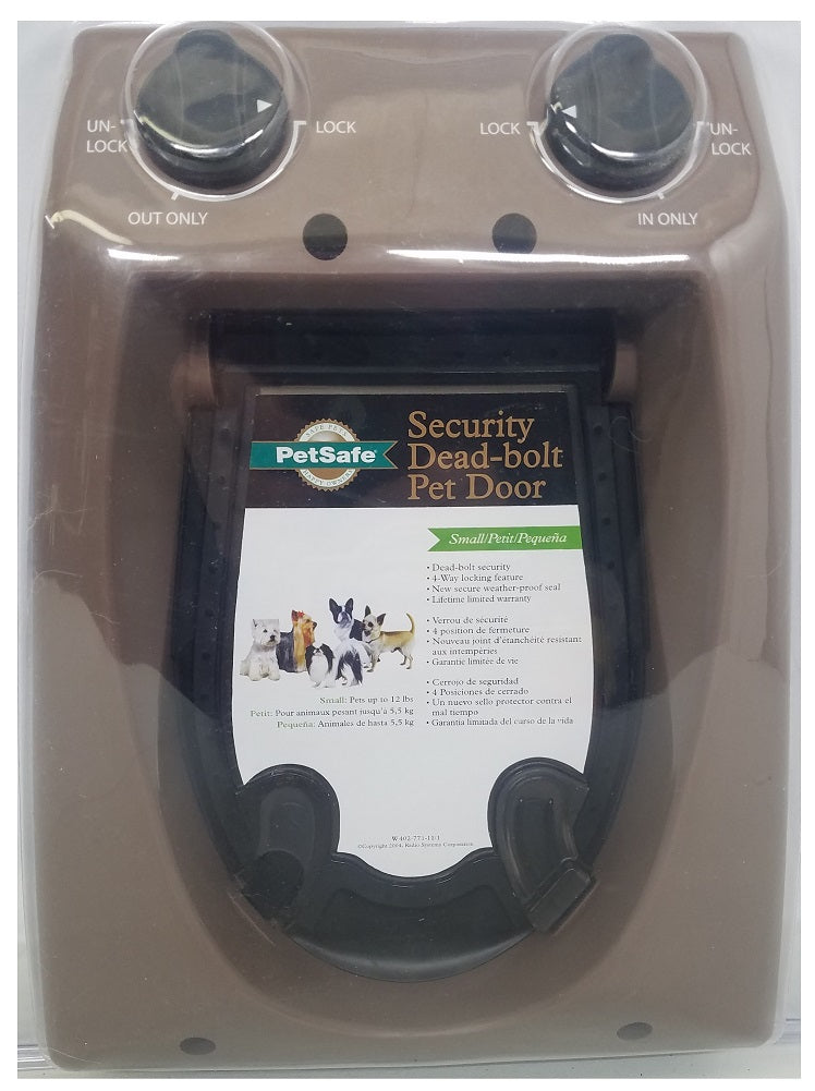PetSafe Security Dead-Bolt Pet Door Small Pets up to 12 lbs | My Quick Buy