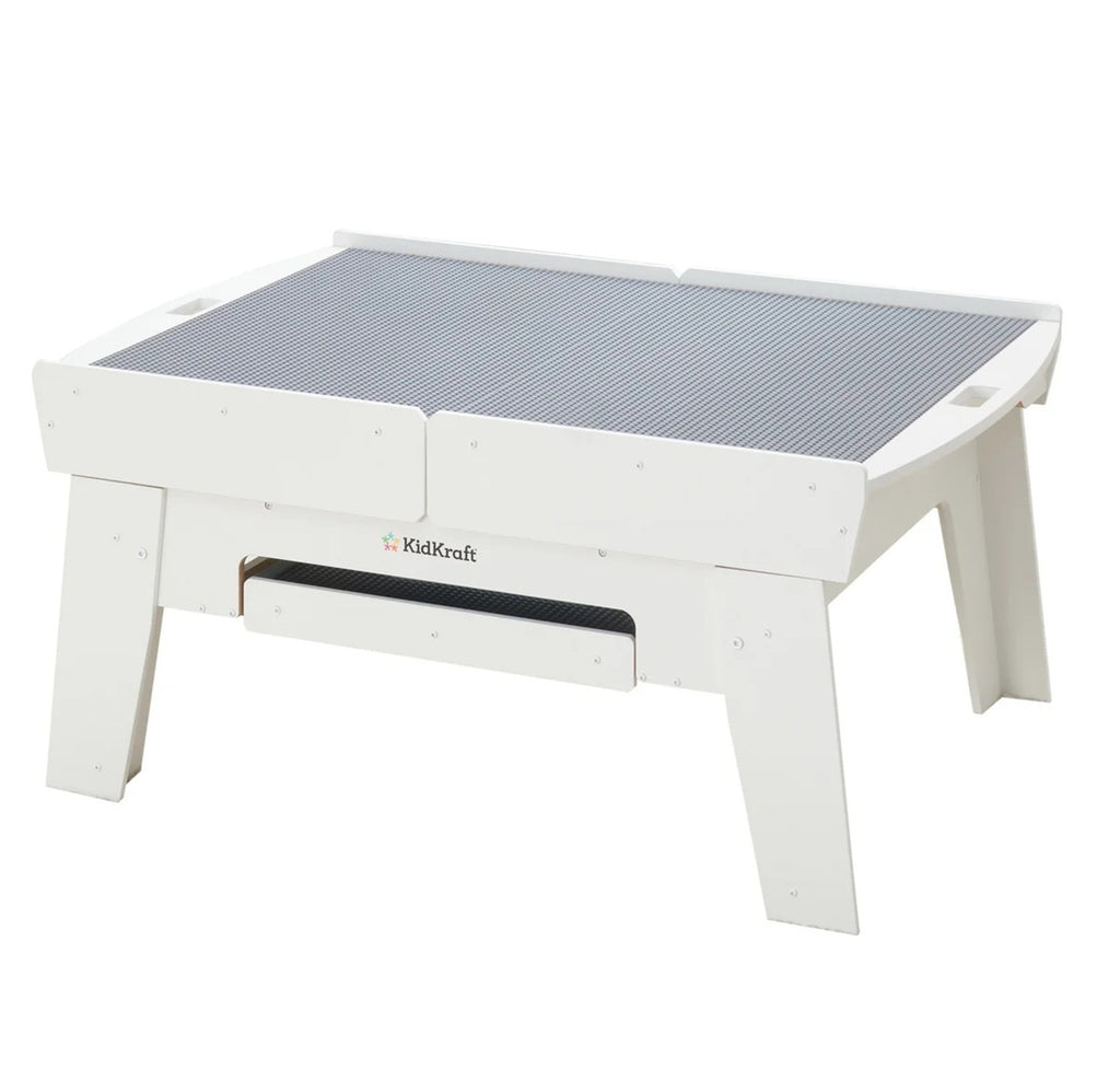 KidKraft Building Bricks Play N Glow Light-Up Table with 210 Bricks ...