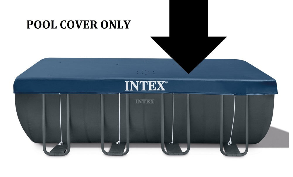 Intex Pool Cover for 9ft X 18ft X 52in Rectangular Pools and Ultra Fra ...