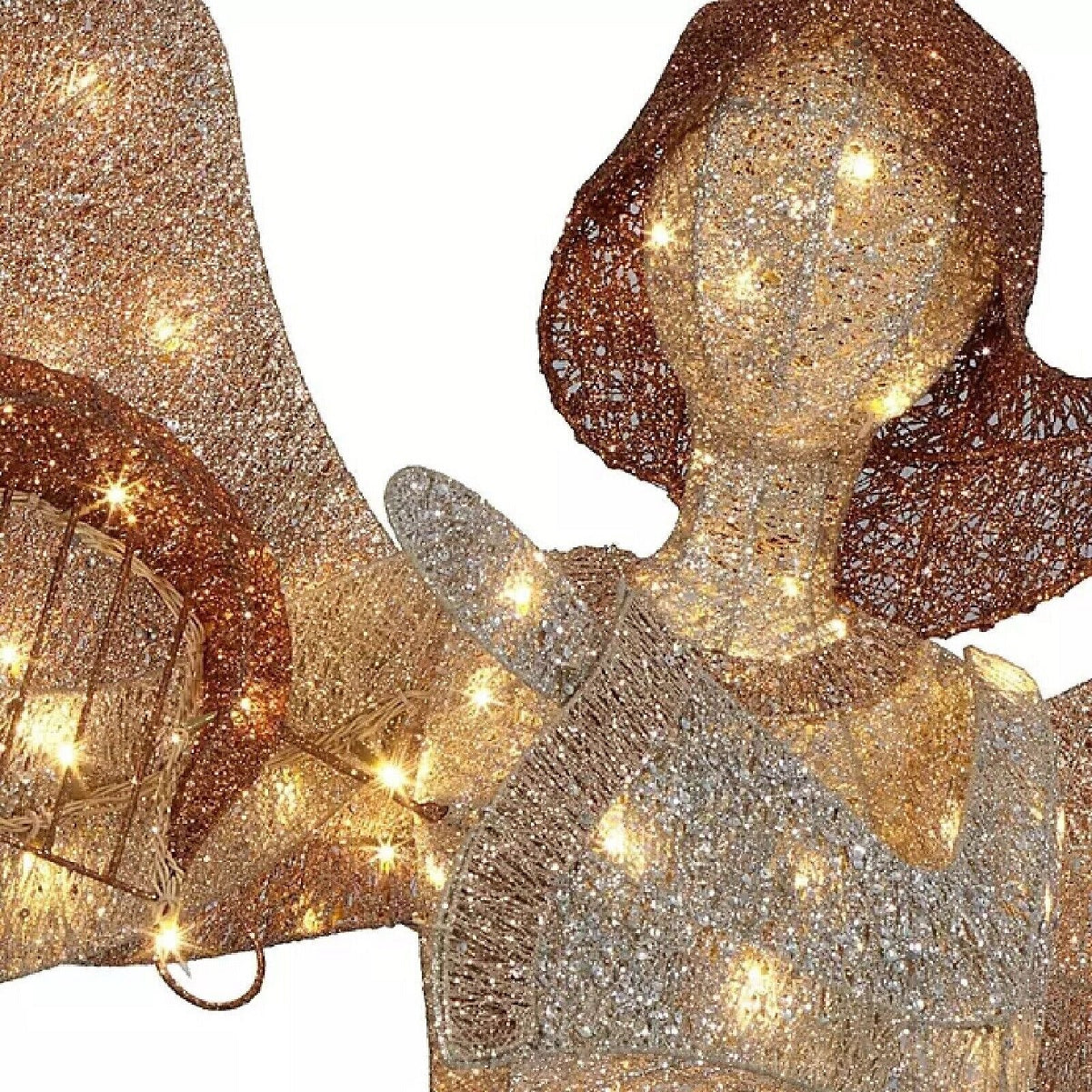 Member's Mark Pre-Lit 6FT Twinkling Angel with 180 LED Lights | My ...