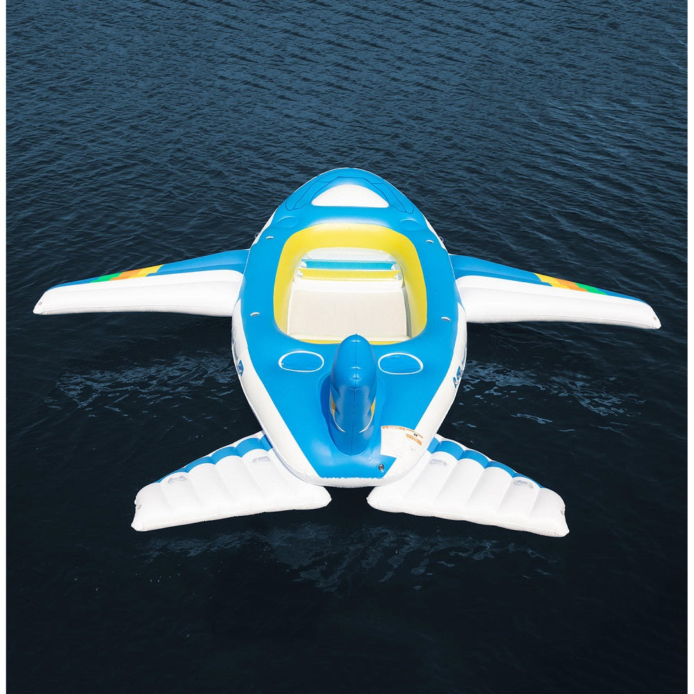 Airplane Floating Island 6-Person Float 217" x 210" x 52" | My Quick Buy