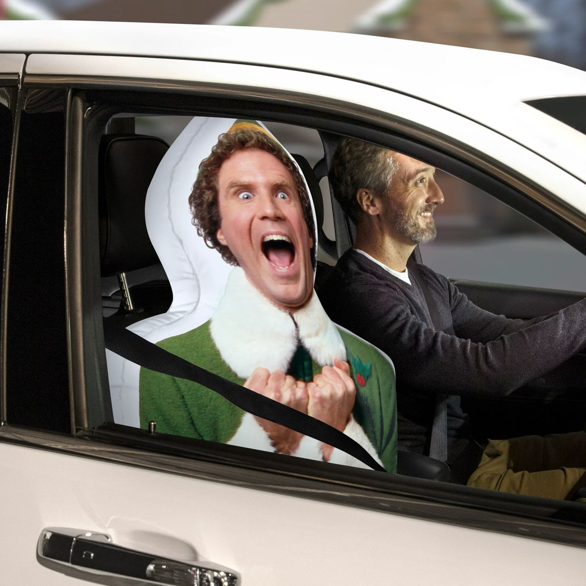 Buddy the Elf Car Buddy Airblown Inflatable for Car Passenger Seat Use ...