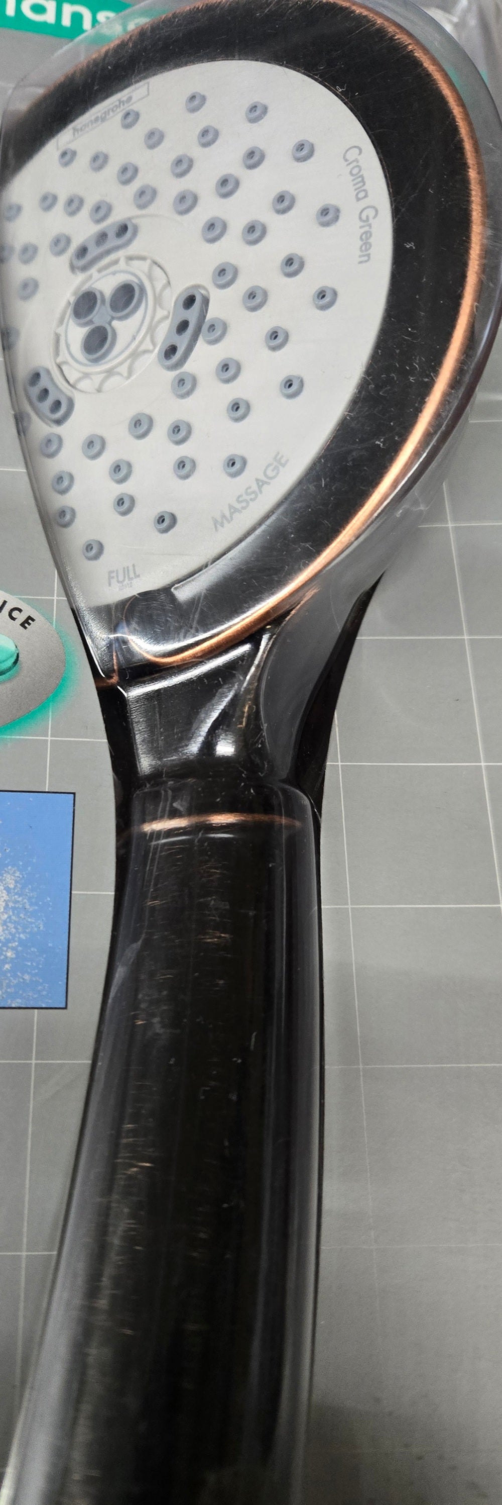 Hansgrohe Croma C100 Green Handheld Shower | My Quick Buy