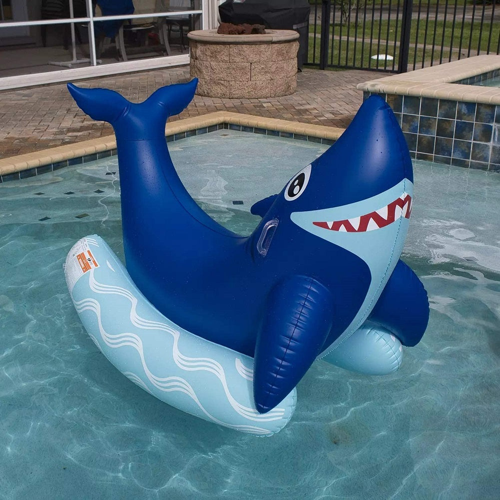 Member's Mark Novelty Ride-On Pool Float - Shark | My Quick Buy