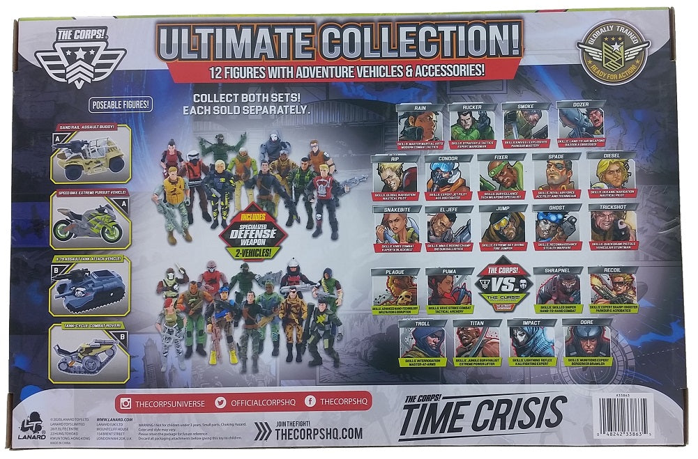 The Corps! Ultimate Collection Army Action Figure Pack, 12 Figures w ...