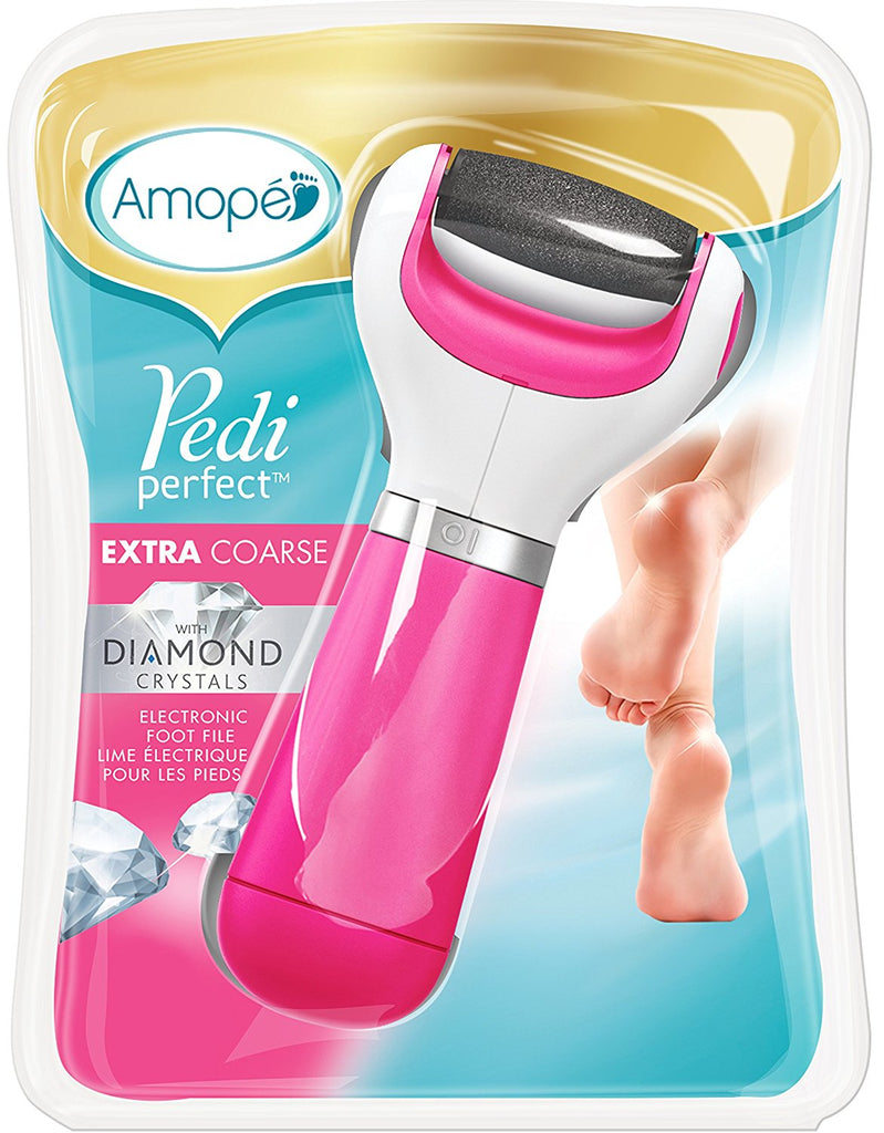 Amope Pedi Perfect Foot File with Diamond Crystals, Pink | My Quick Buy