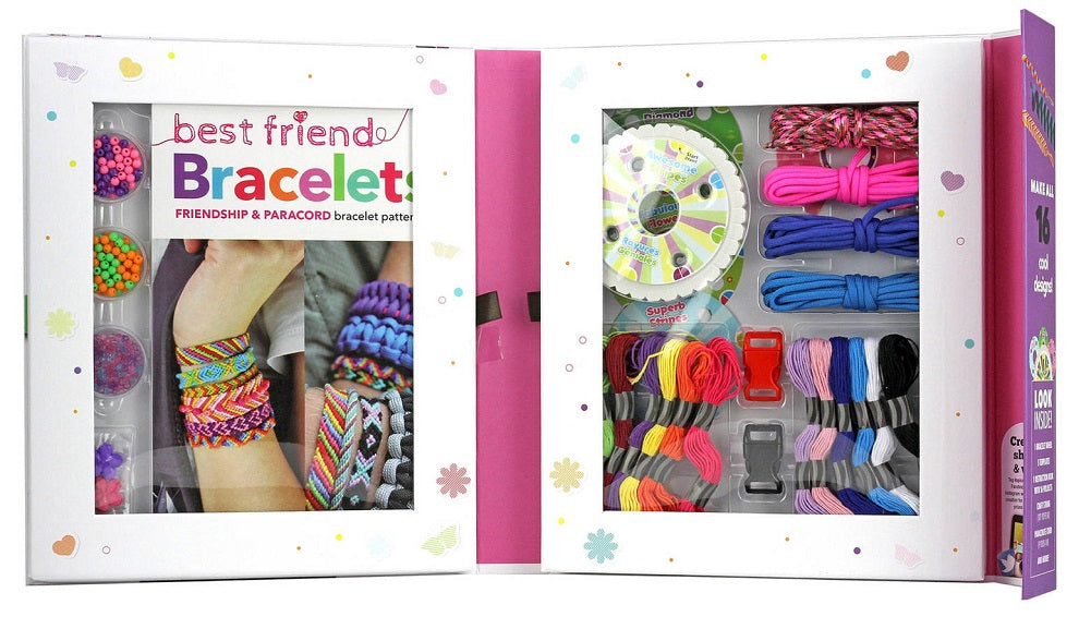SpiceBOX Kits for Kids Best Friend Bracelets Kit Makes 16 Cool Designs ...