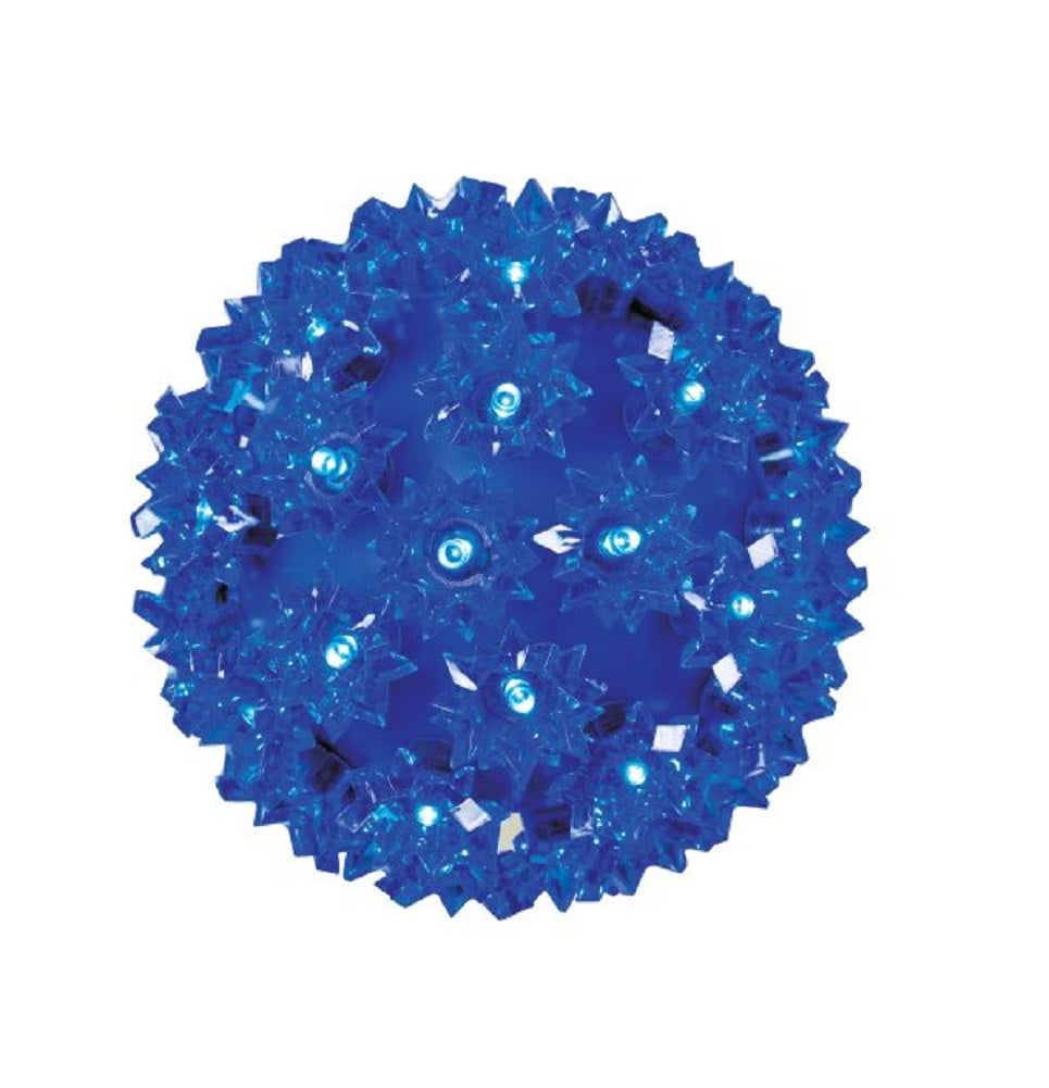 GE 3-Pack LED 5.5" Spheres 50 LEDs in Each Sphere, Blue | My Quick Buy