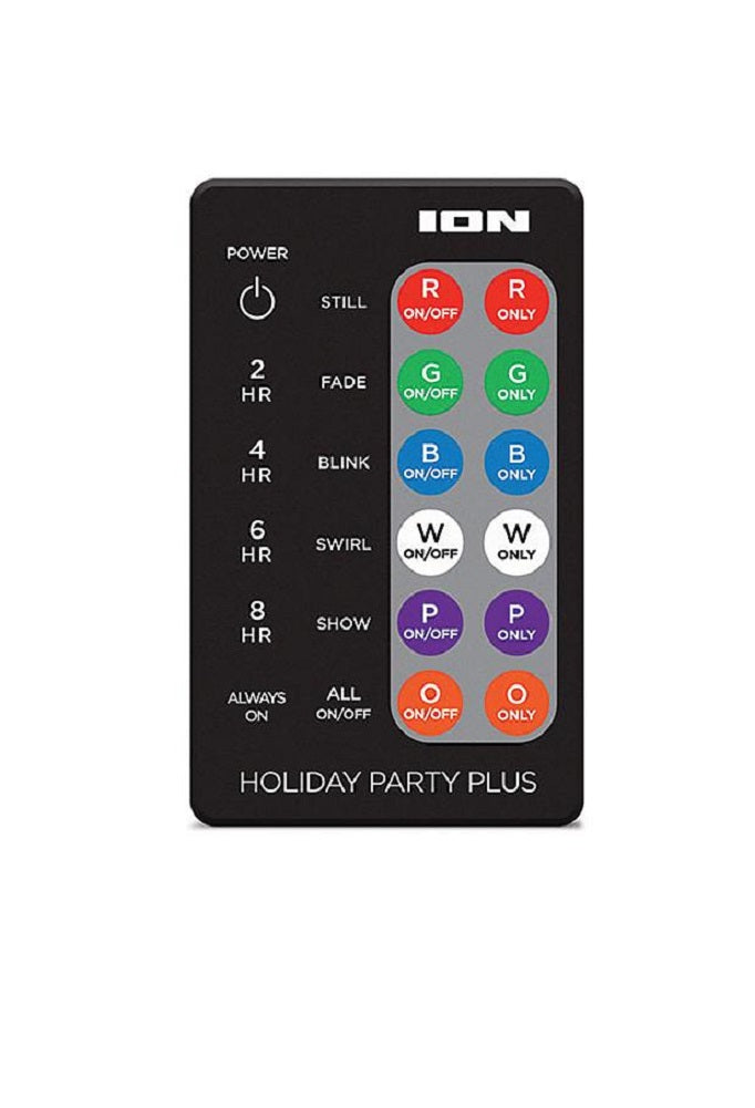 ION Holiday Party Smart Multi-color Indoor/Outdoor Projected Light wit ...