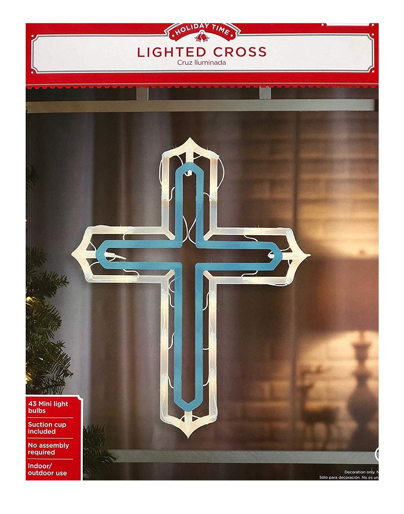 Holiday Time Lighted Cross Religious Decor for Easter | My Quick Buy