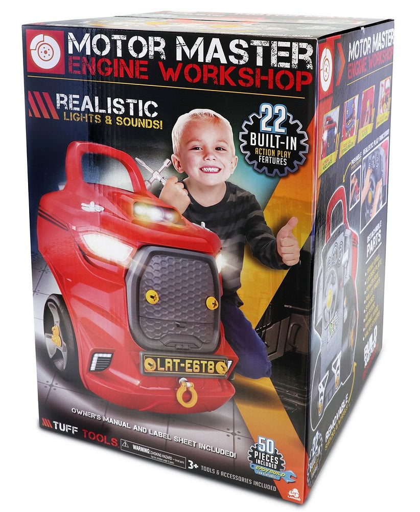 Tuff Tools Motor Master Engine Workshop with Realistic Lights & Sounds ...