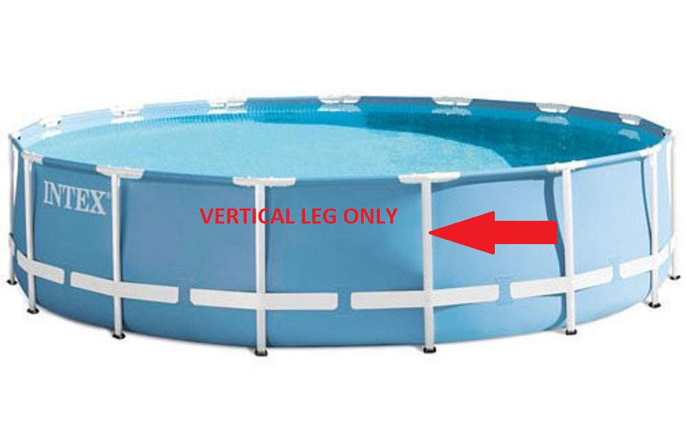 Intex 12461 Replacement Vertical Leg for 15ft X 48in & 16ft X 48in Rou ...